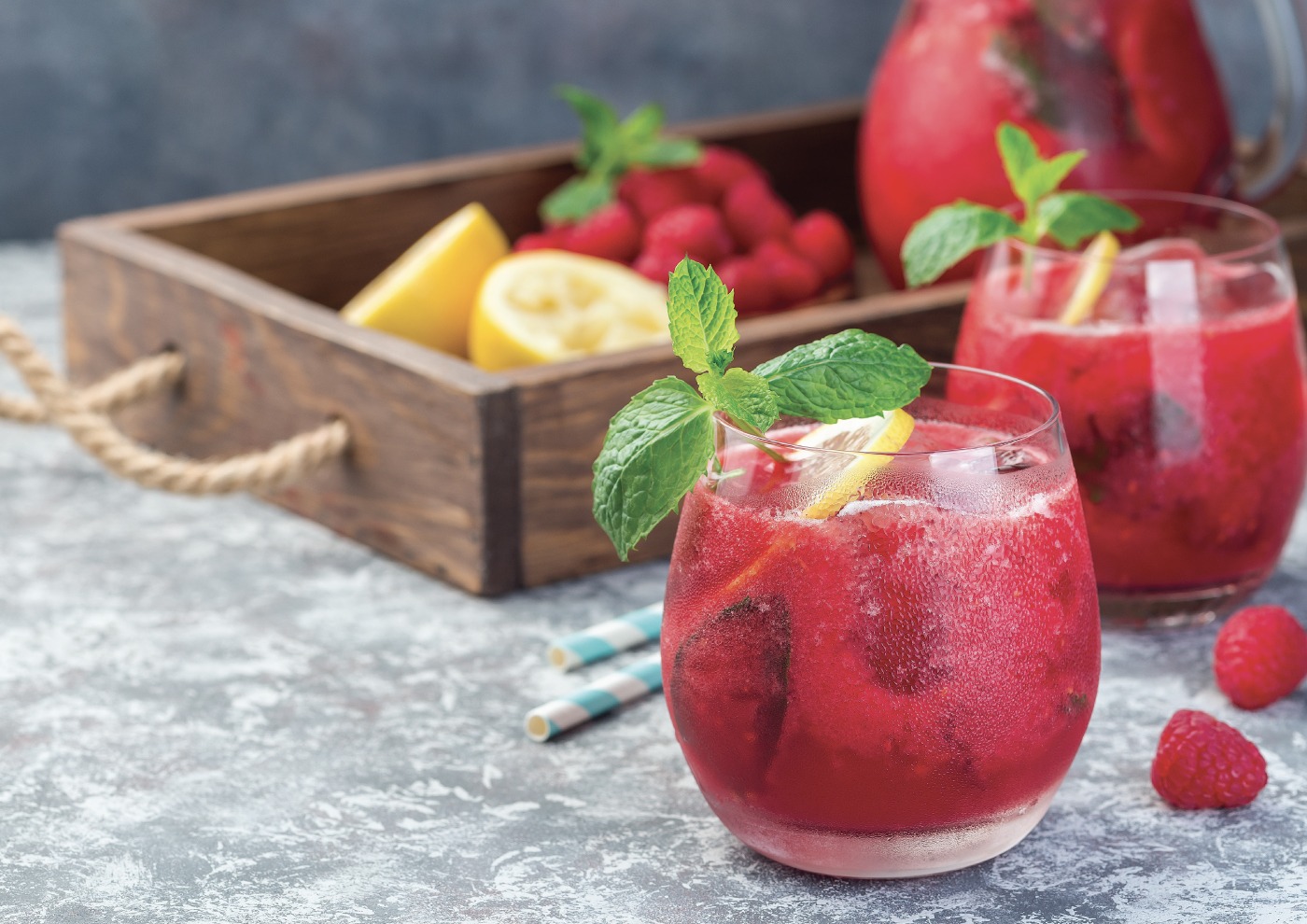 Eau aux fruits rouges (recette) - Le Panier de la Ferme
