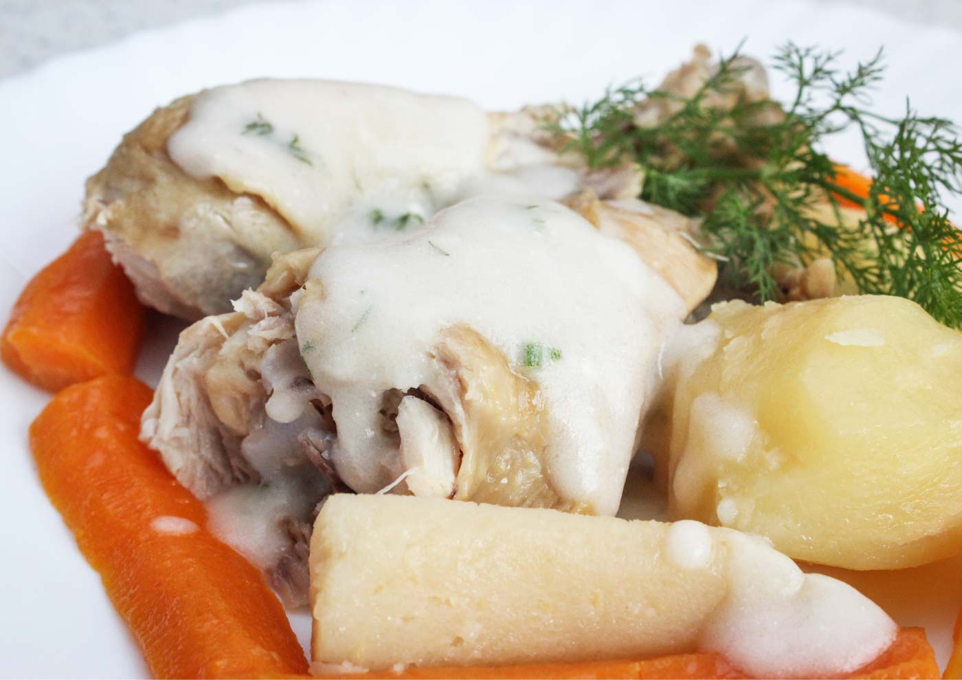 La poule au pot façon grand-mère - Le Panier de la Ferme